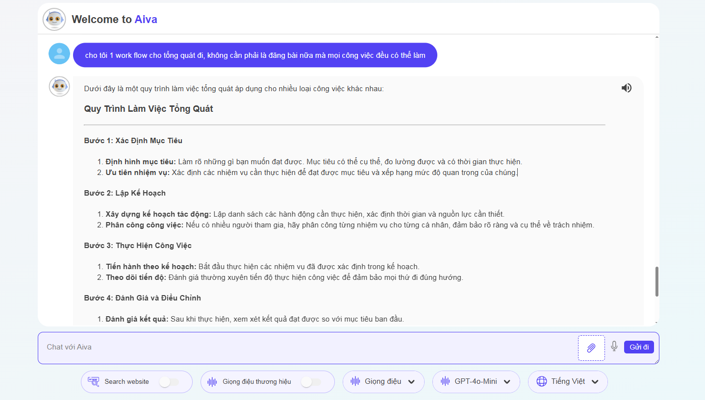 Tự tạo Ai Agent - AIVA